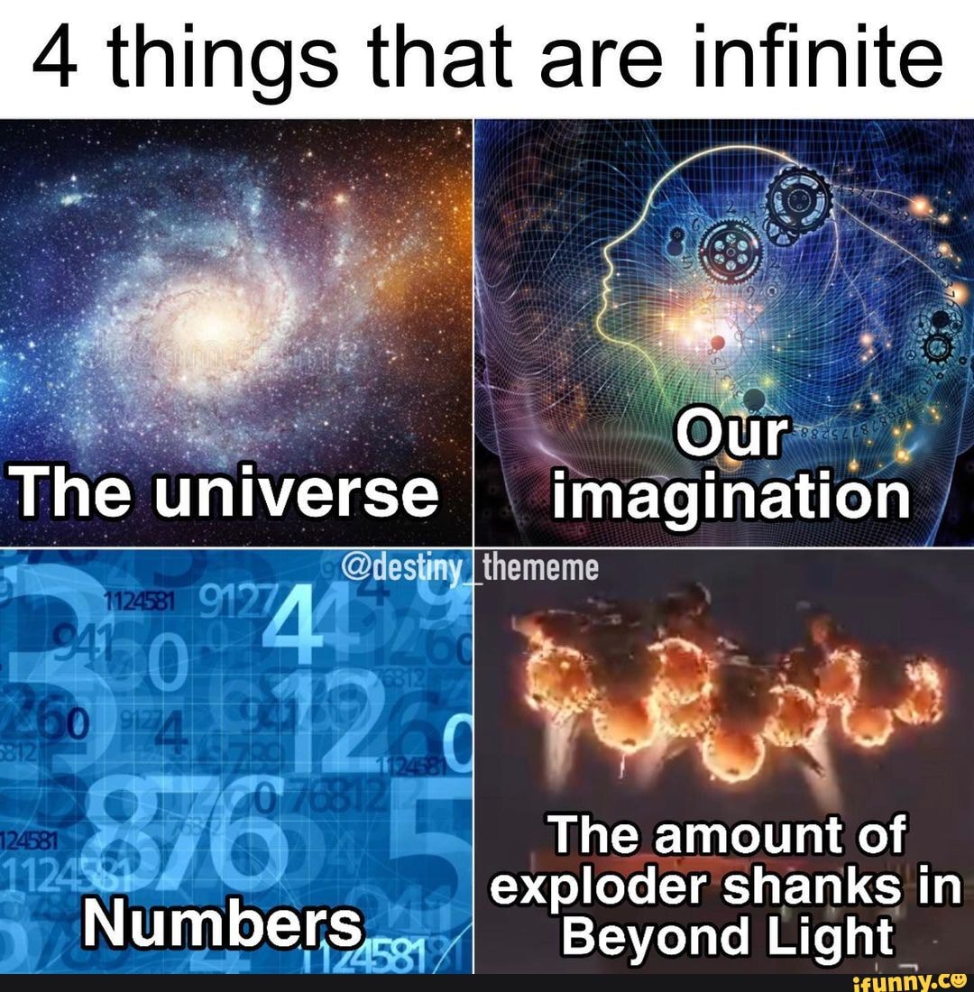 4 things that are infinite Ax". . Our The universe I 'imagination ...