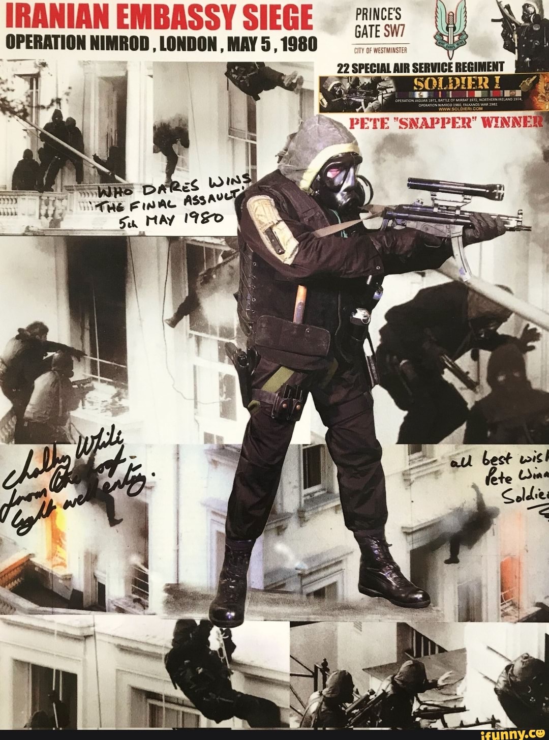 IRANIAN EMBASSY SIEGE OPERATION NIMROD , LONDON , MAY 5, 1980 PRINCES ...