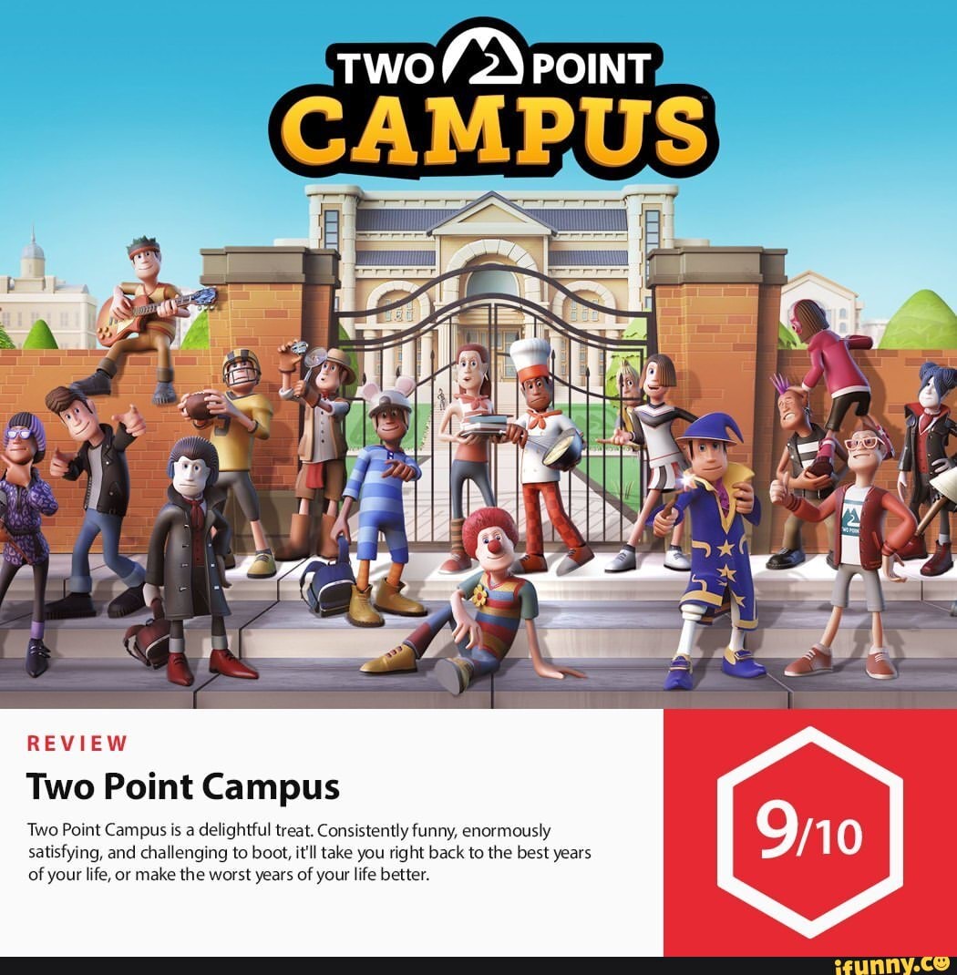 TWO POINT REVIEW Two Point Campus Two Point Campus is a delightful ...