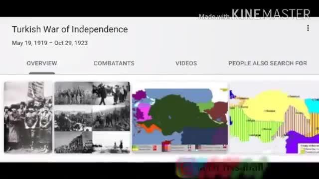 Turkish War of Independence May 19, 1919 Oct 29, 1923 - )