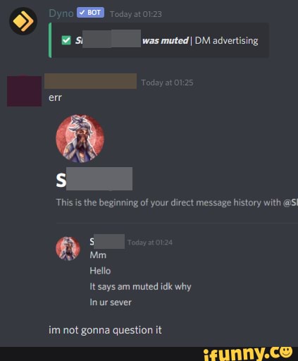 Err we This is the beginning of your direct message history with @S Mm ...