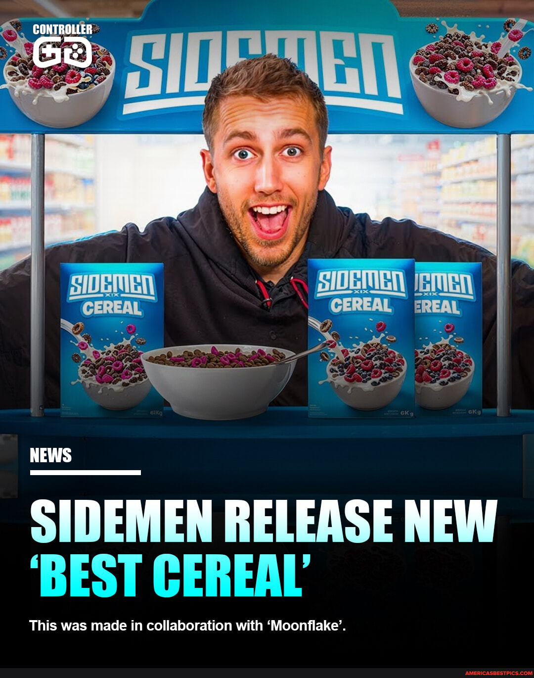 The British YouTube group just launched a new product branded simply as Best Cereal This is ...