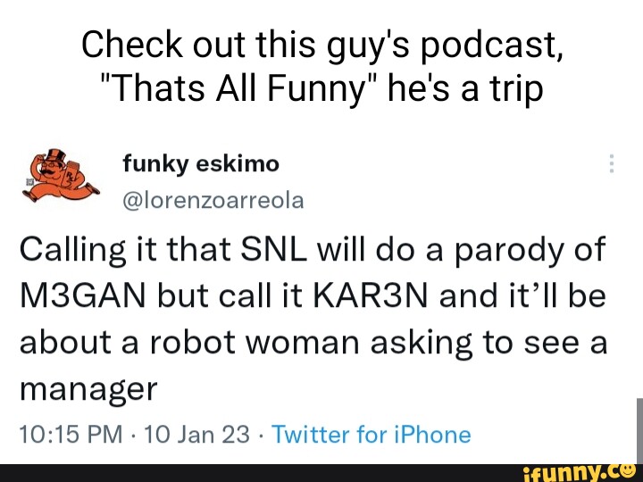 M3gan memes. Best Collection of funny M3gan pictures on iFunny