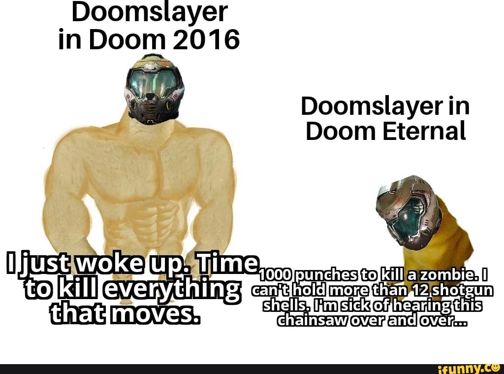 Doomslayer memes. Best Collection of funny Doomslayer pictures on iFunny