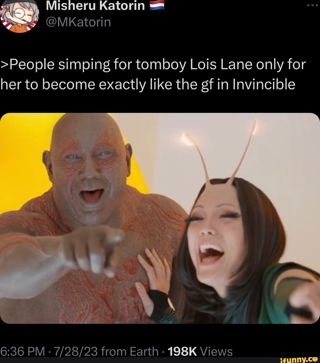 >People simping for tomboy Lois Lane only for her to become exactly ...