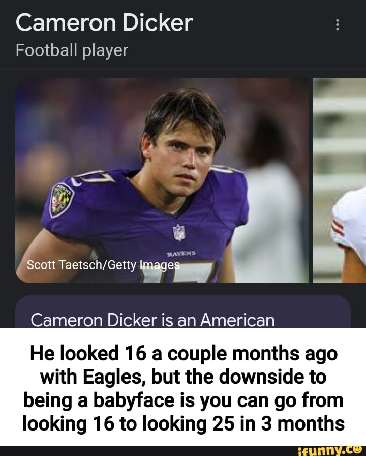 Cameron Dicker Football player / Scott Cameron Dicker is an American He ...