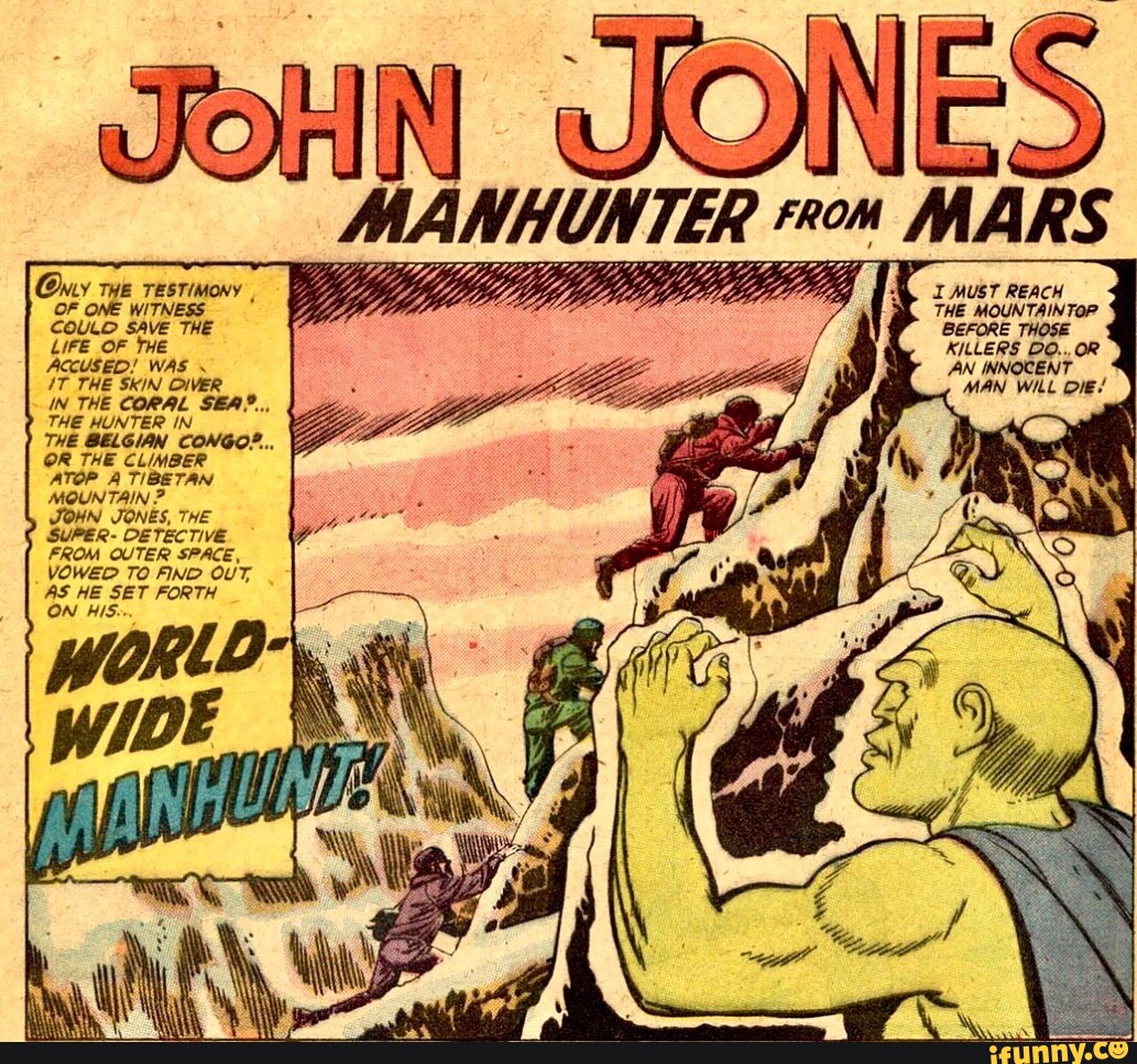 Detective John Jones From Mars