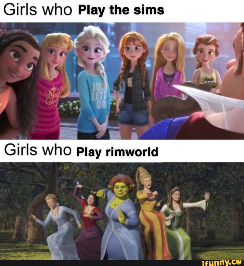 Girls who Play the sims Girls WhO Play - iFunny