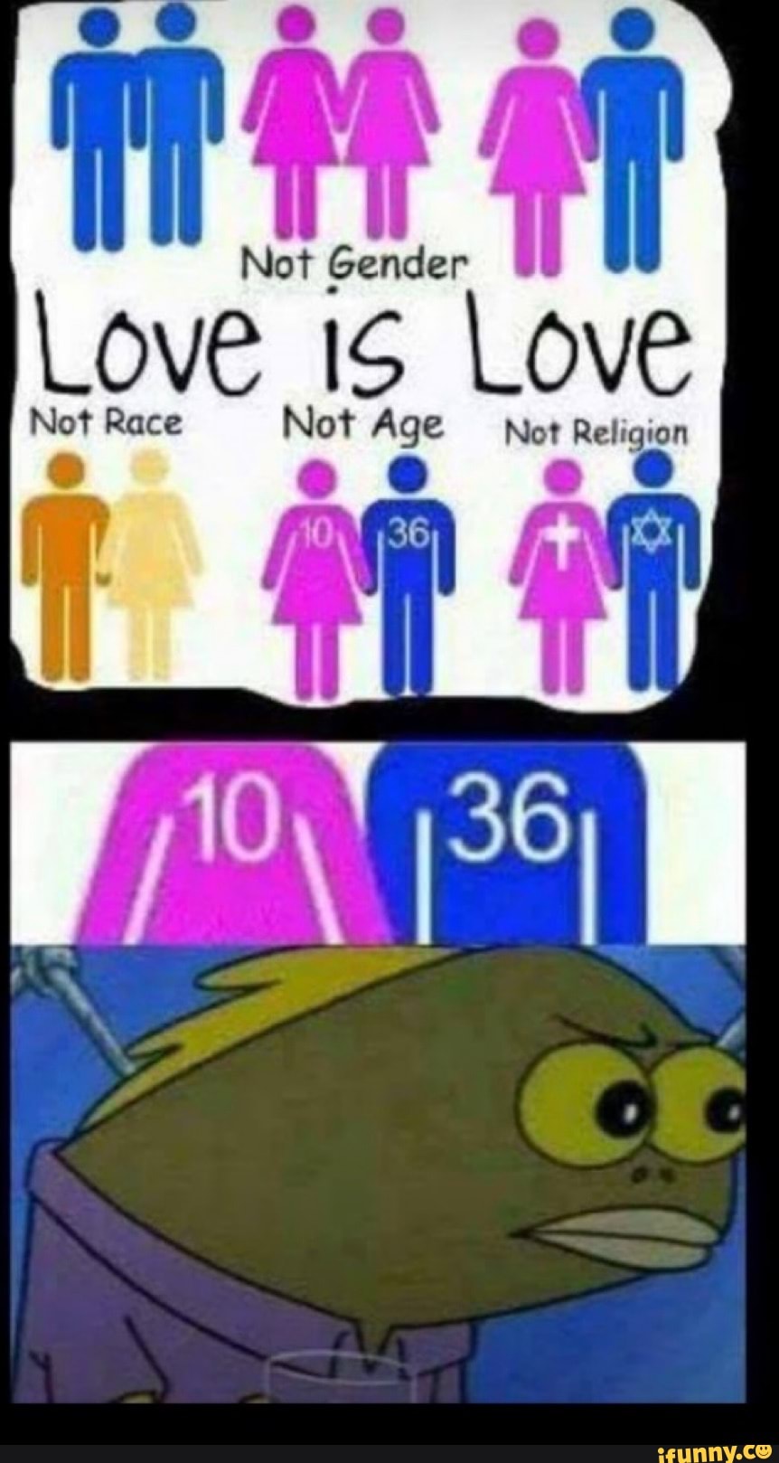 Not Gender LOVE IS LOVE, Not Race Not Age Re - iFunny