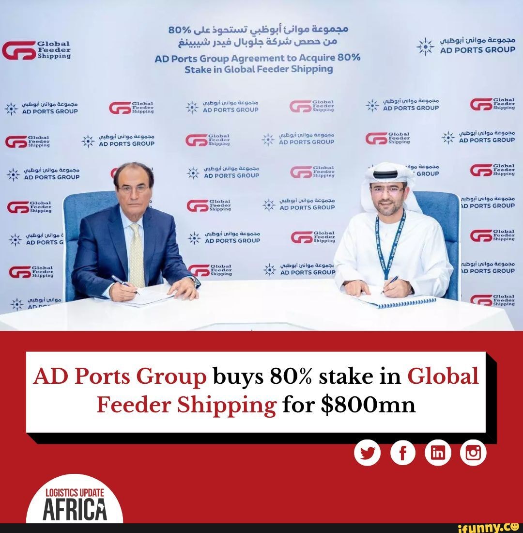 AD Ports Group buys 80% stake in Global Feeder Shipping for $800mn - BO ...