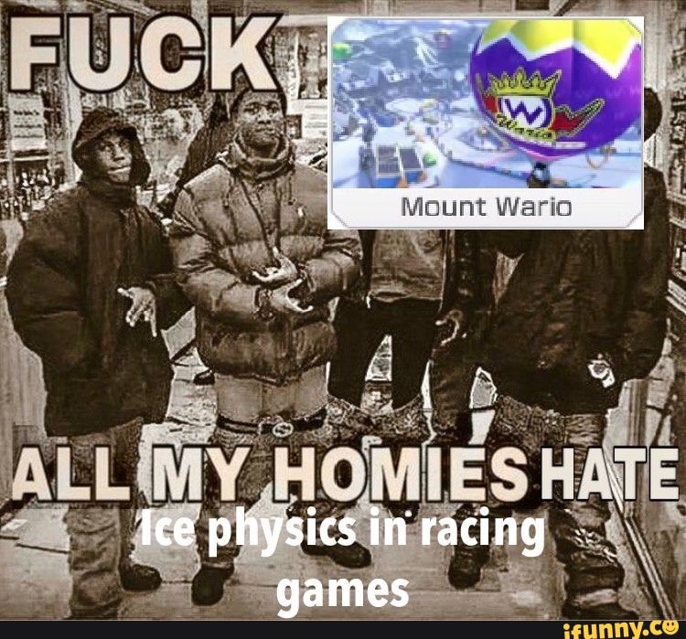 Ice physics in racing games - iFunny