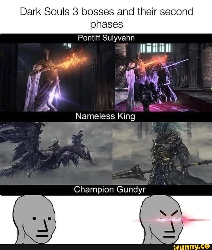 Dark Souls 3 bosses and their second phases Pontiff Sulyvabn Nameless ...