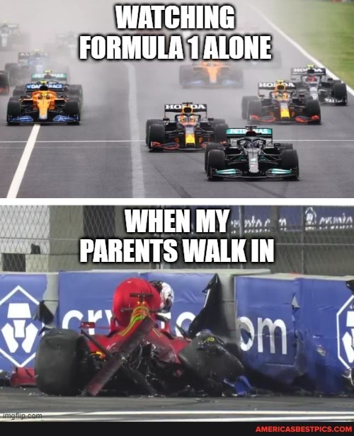 WATCHING FORMULA 1 ALONE WHEN MY PARENTS WALK IN - America’s best pics ...