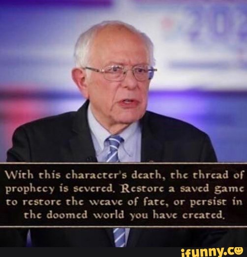 With this characrer's dearh, the thread of prophecy severed. Restore ...