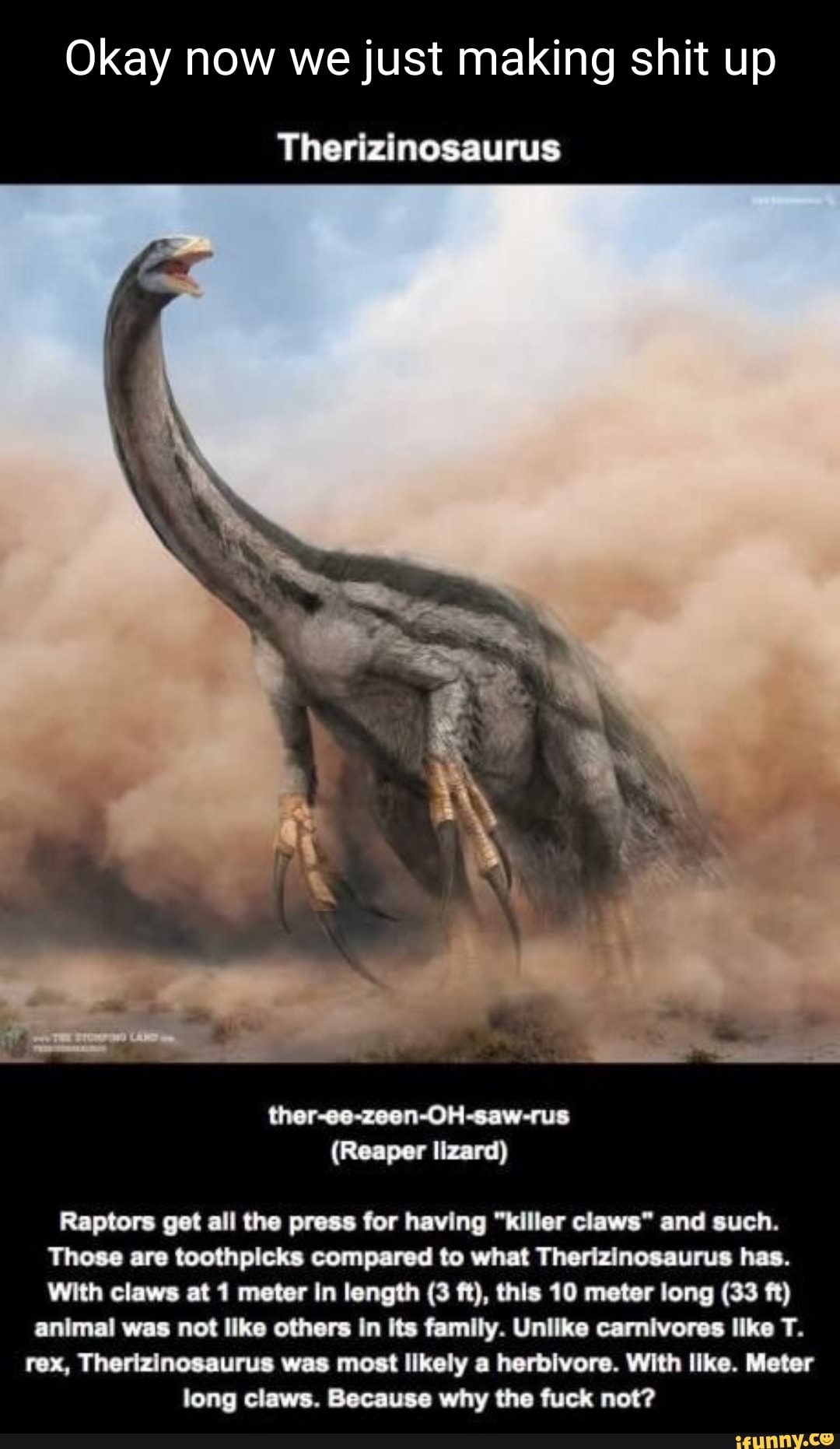 Therizinosaurus memes. Best Collection of funny Therizinosaurus ...