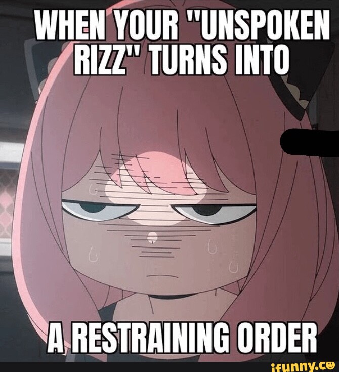 WHEN YOUR "UNSPOKEN RIZZ" TURNS INTO A RESTRAINING ORDER - iFunny