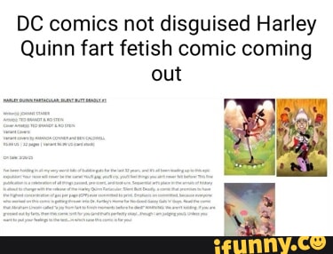 DC comics not disguised Harley Quinn fart fetish comic coming out - iFunny
