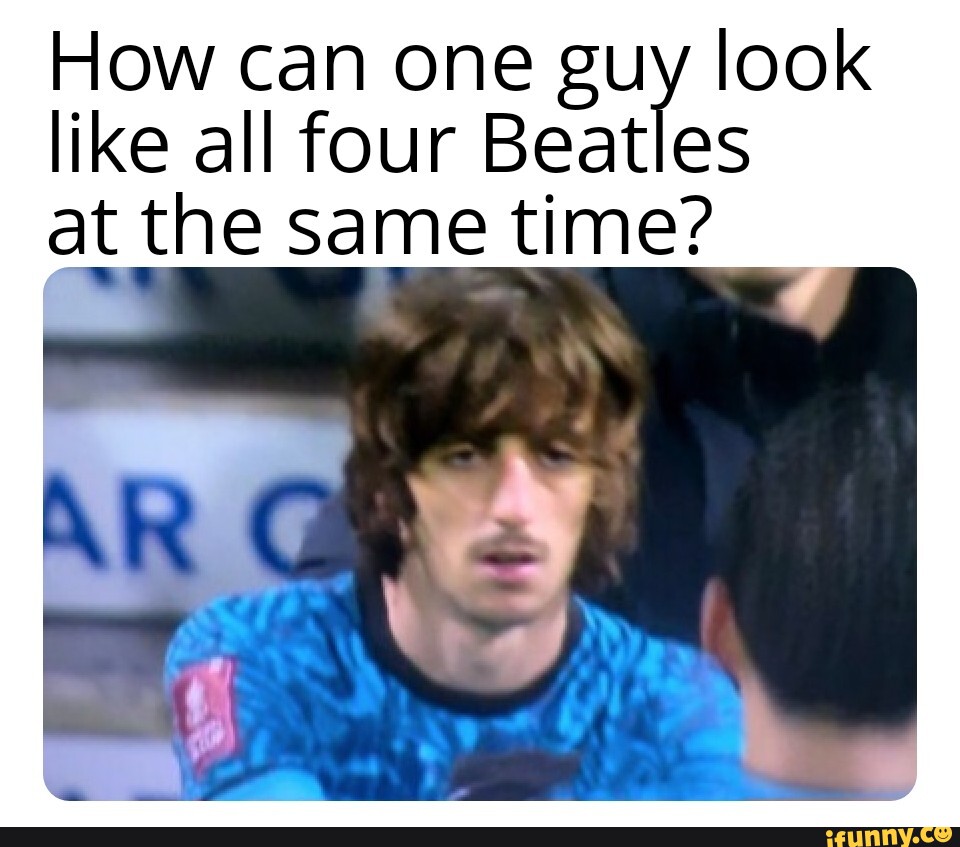 How can one guy look like all four Beatles at the same time? - iFunny