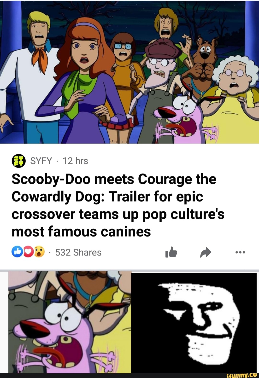 12 hrs Scooby-Doo meets Courage the Cowardly Dog: Trailer for epic ...