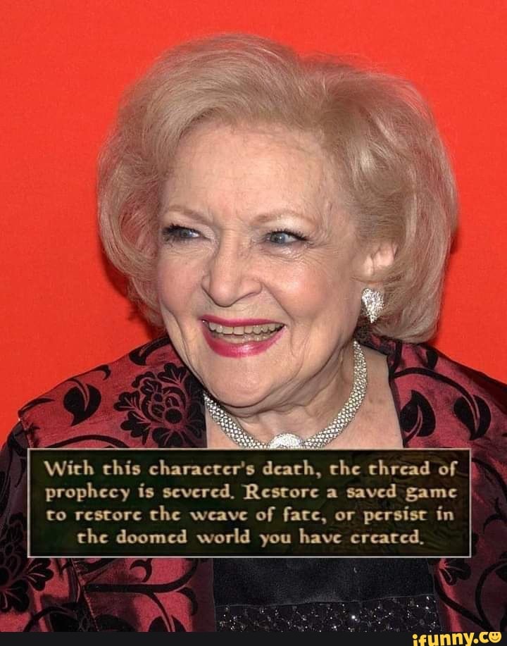 Wich chis character's death, the thread of prophecy is severed. Restore ...