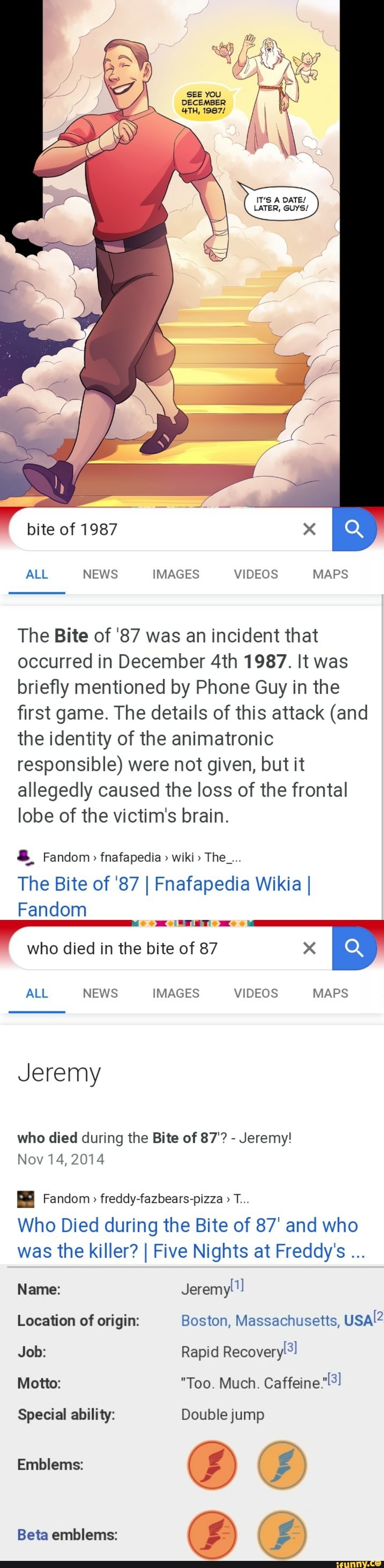 The Bite Of 87 Was An Incident That Occurred In December 4th 1987 It 
