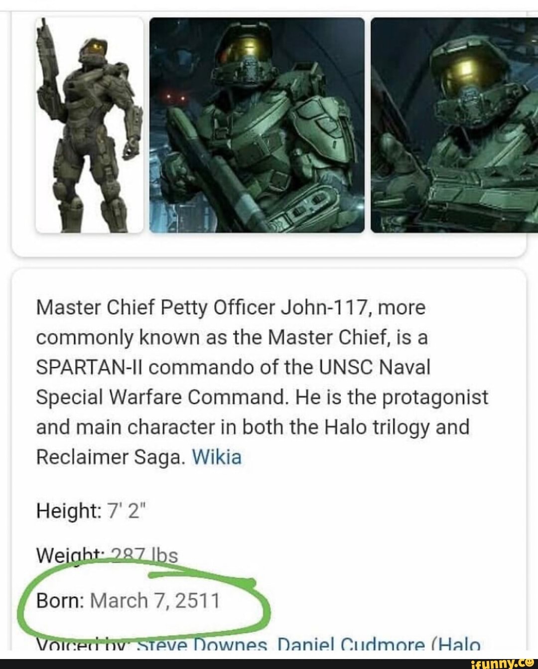 Master Chief Petty Ofﬁcer John-1 17, more commonly known as the Master ...