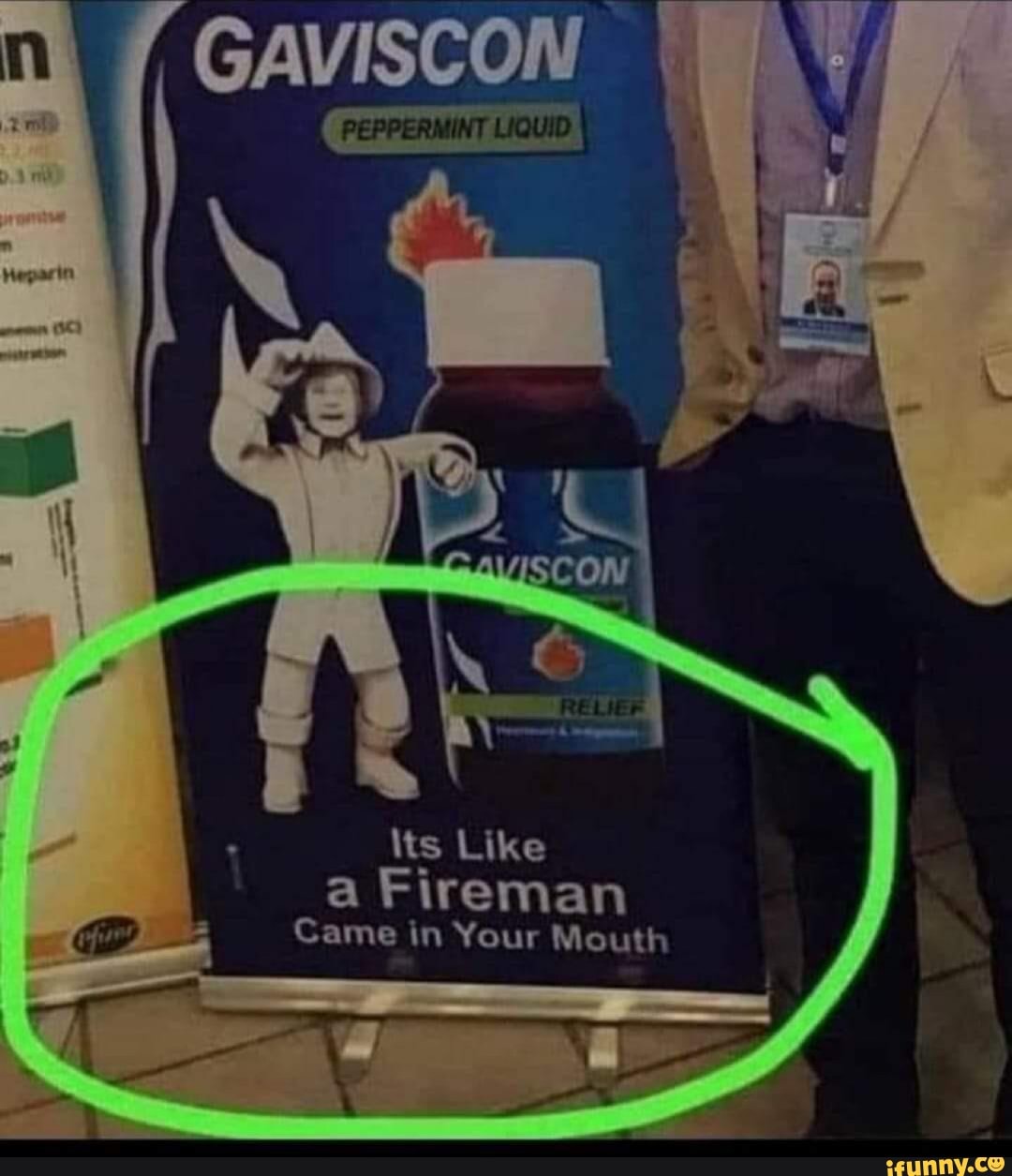 GAVISCON PEPPERMINT LIQUID I Its Like a Fireman Came in Your Mouth - iFunny