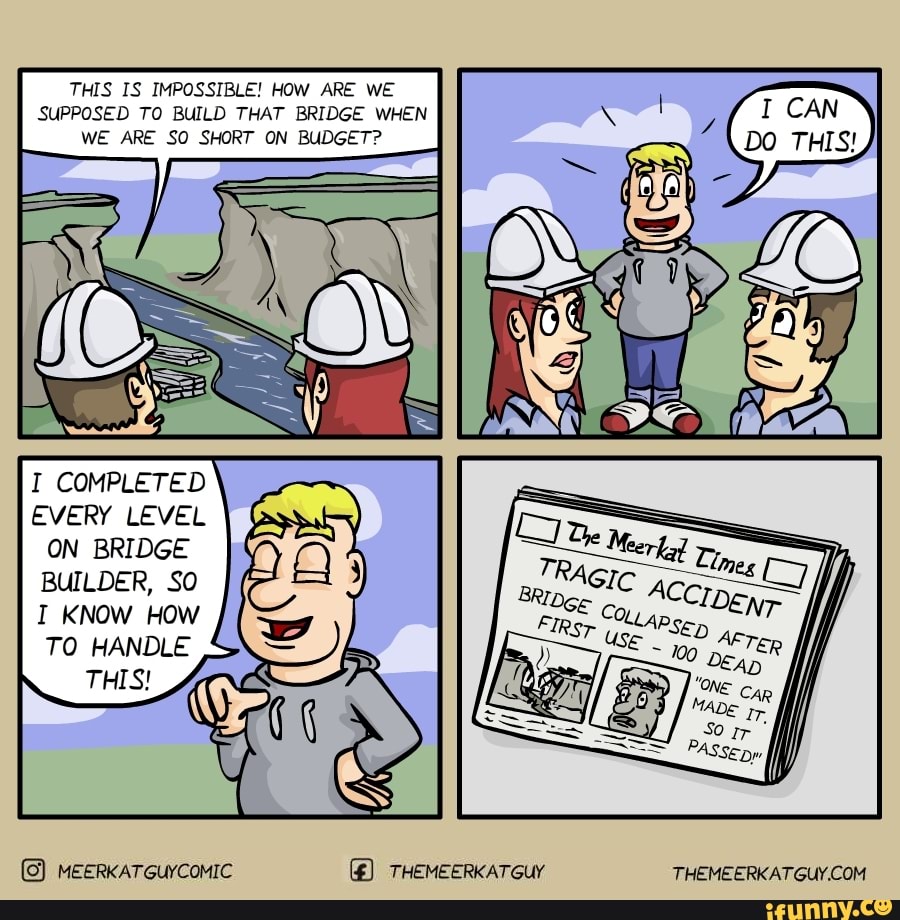 Bridge Builder - THIS IS IMPOSSIBLE! HOW ARE WE SUPPOSED TO BUILD THAT ...