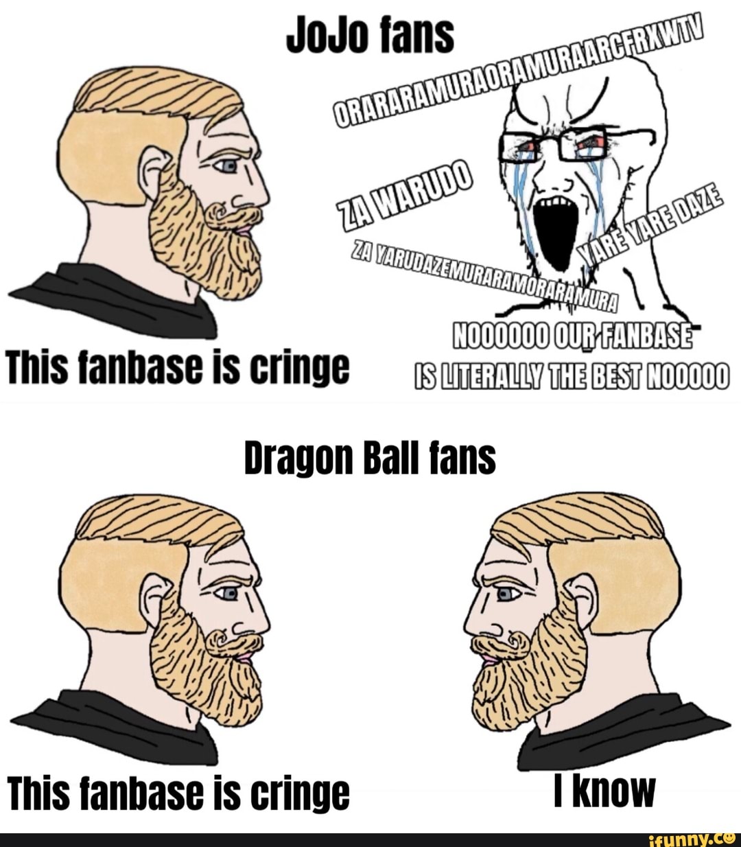 This fanbase is cringe UR Dragon Ball fans This fanbase is cringe - iFunny