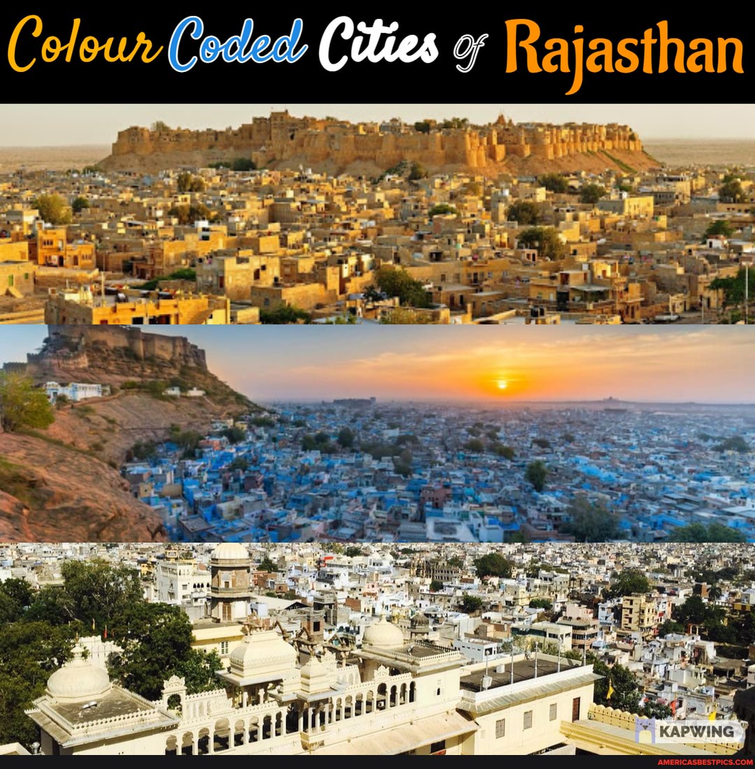 Colour Coded Cities Rajasthan - America’s best pics and videos