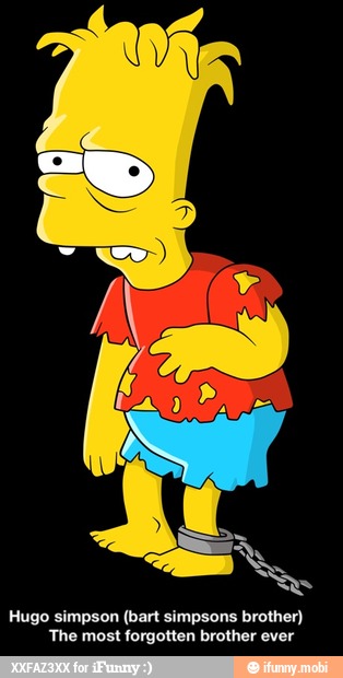 Hugo simpson (bart simpsons brother) The most forgotten brother ever ...