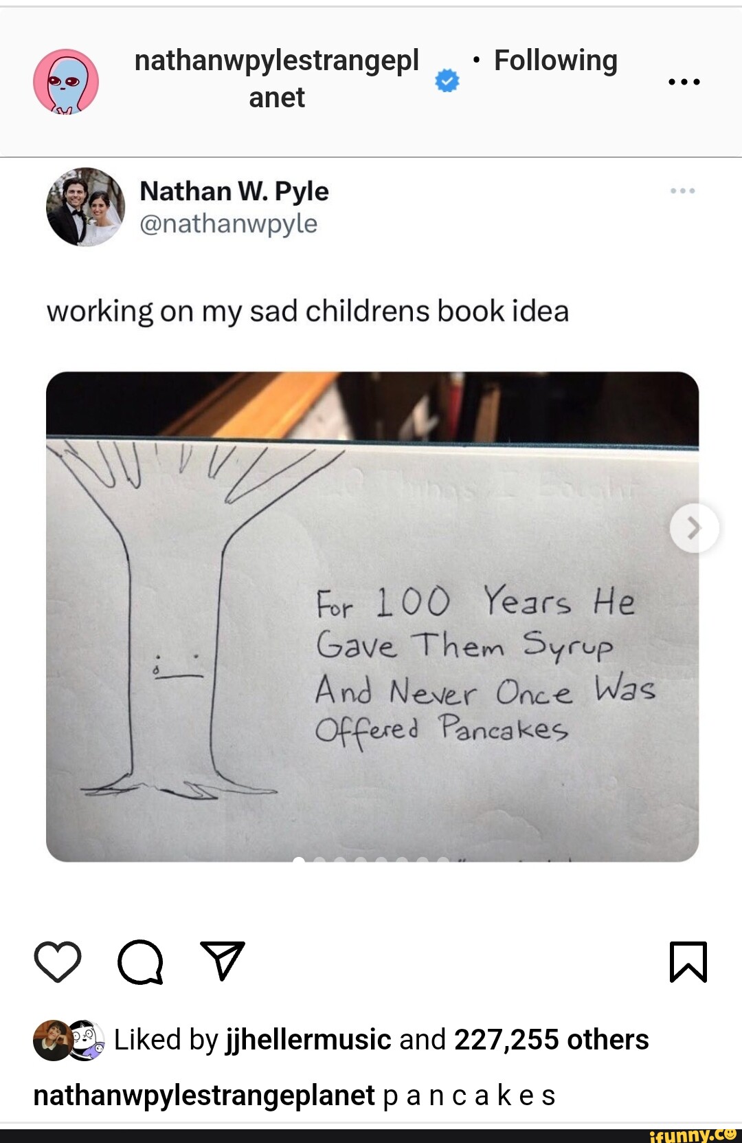 Working on my sad childrens book idea nathanwpylestrangepl Following ...