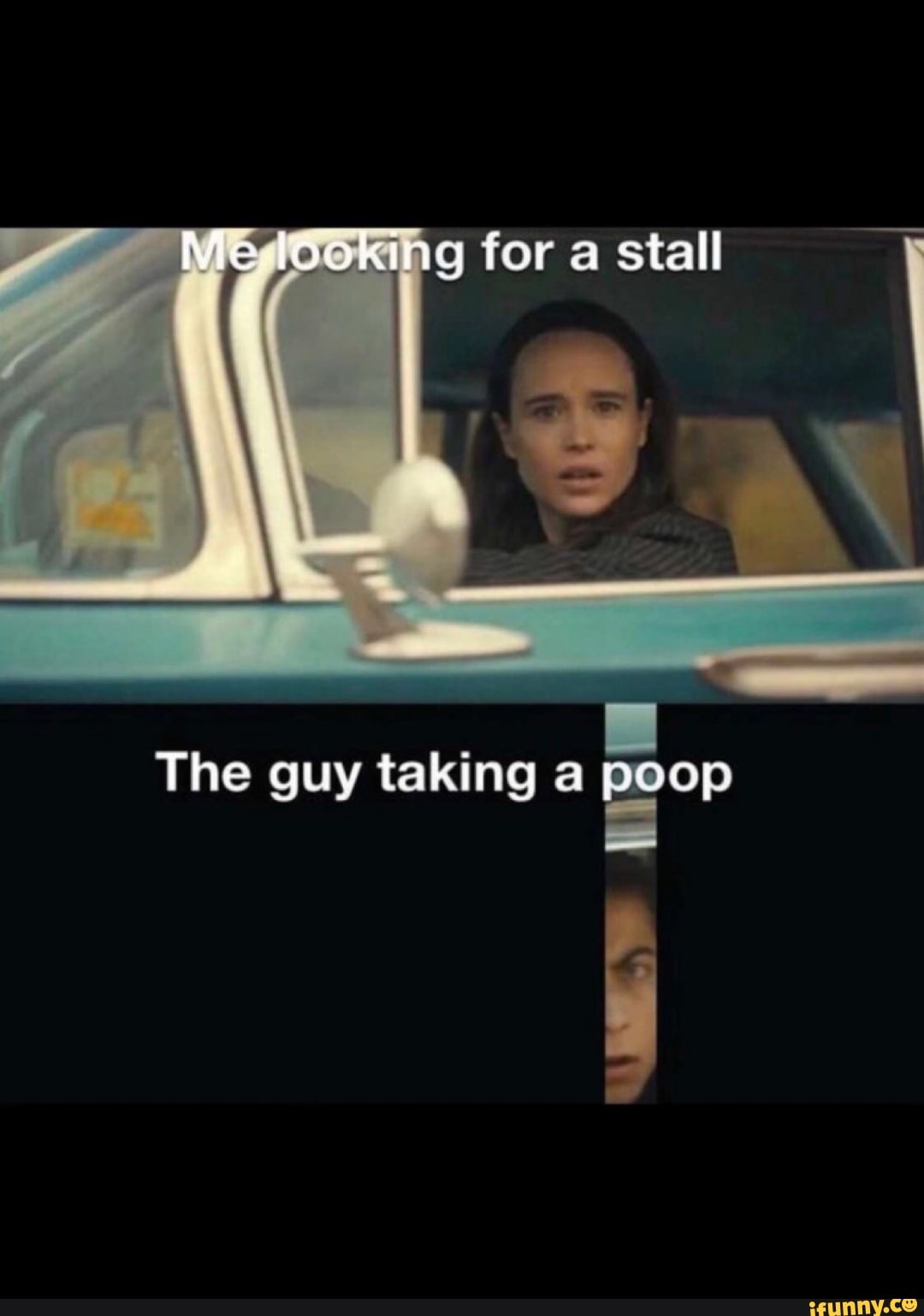 For a stall The guy taking a poop - iFunny