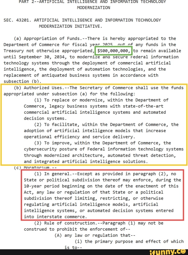 PART 2--ARTIFICIAL INTELLIGENCE AND INFORMATION TECHNOLOGY ...
