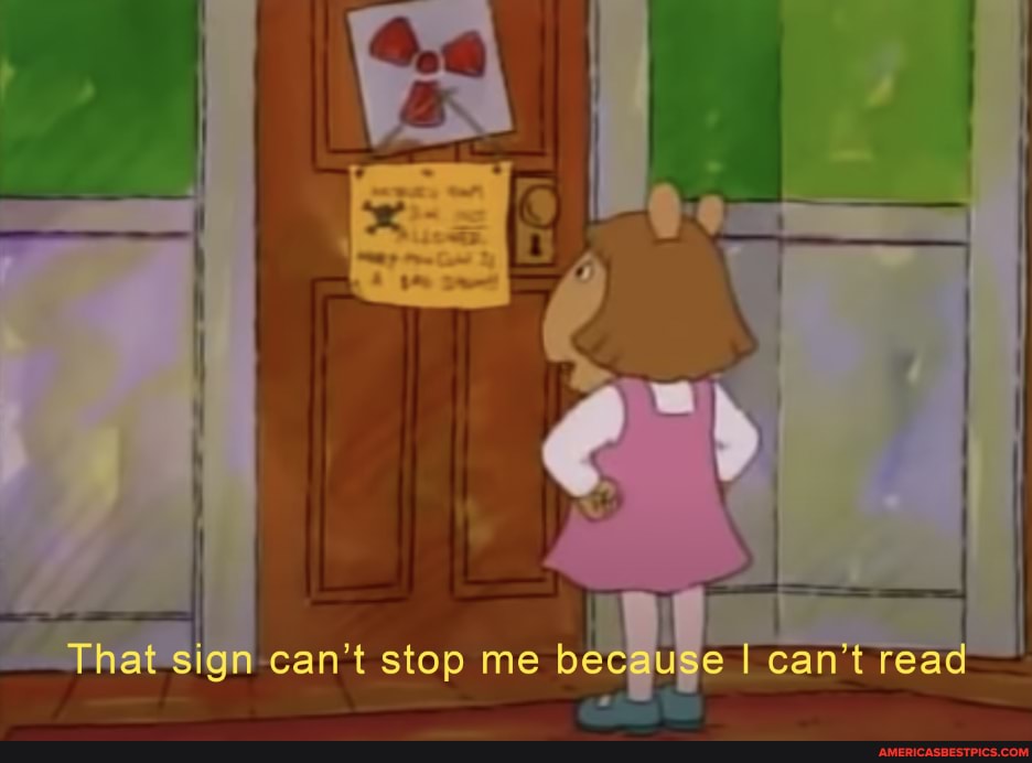 Boomers when stores have no mask no service signs - That sign can't stop me because I can't read ...