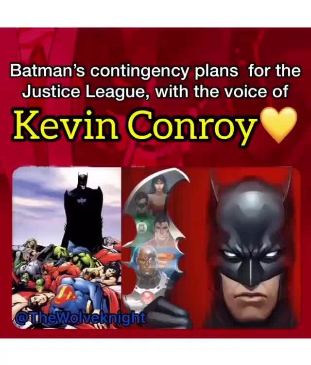 Batman's contingency plans for the Justice League, with the voice of ...