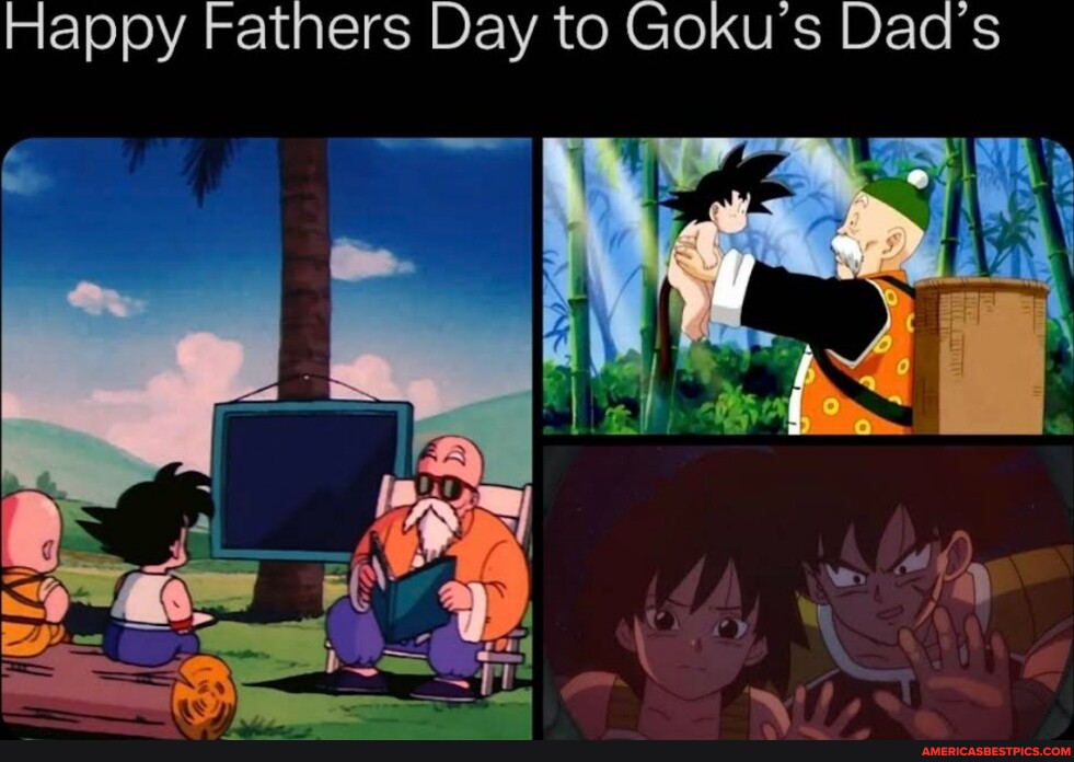 Happy Fathers Day to Goku's Dad's - America’s best pics and videos