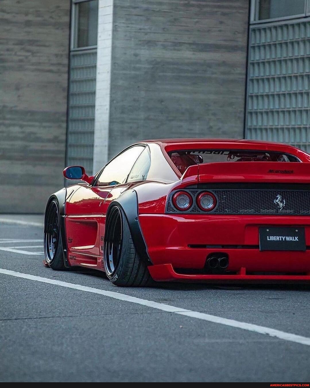 Ferrari F355 GTB with wide body kit PC: @libertywalkkato —— # ...