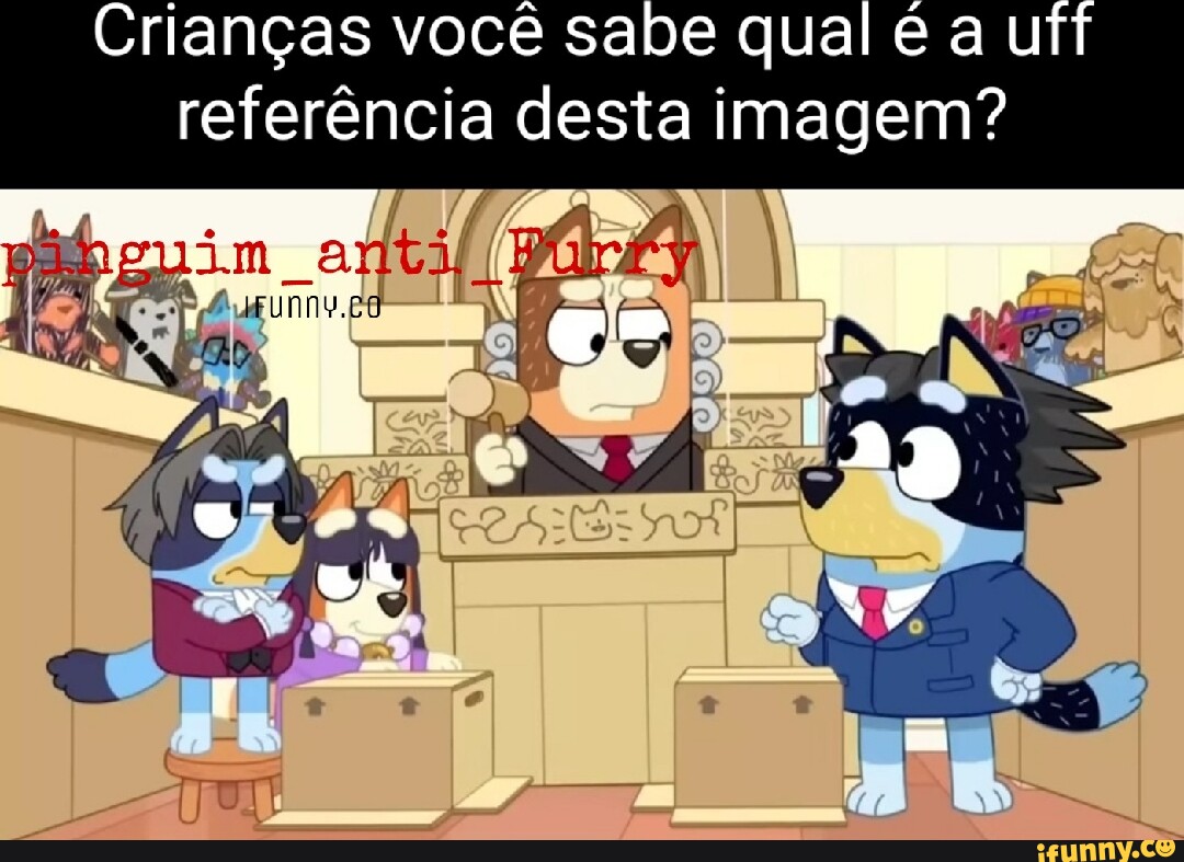 Crianças você sabe qual é a uff referência desta imagem? antá per ...