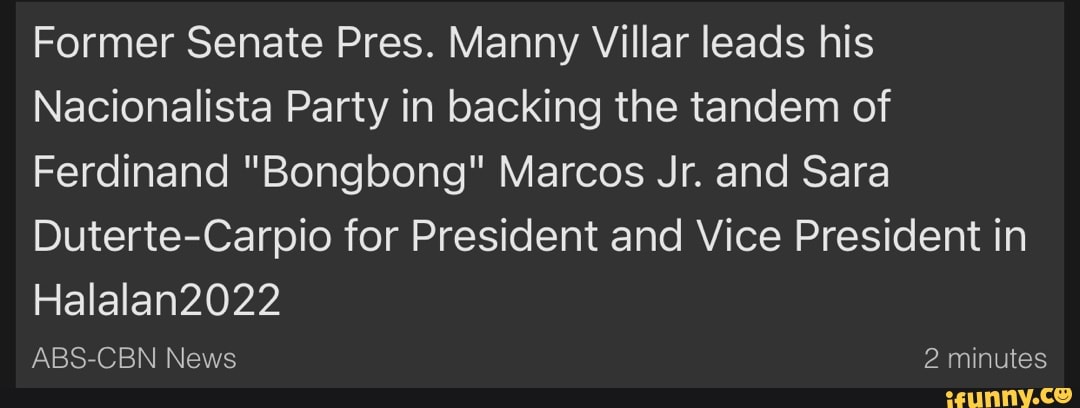 Villar memes. Best Collection of funny Villar pictures on iFunny