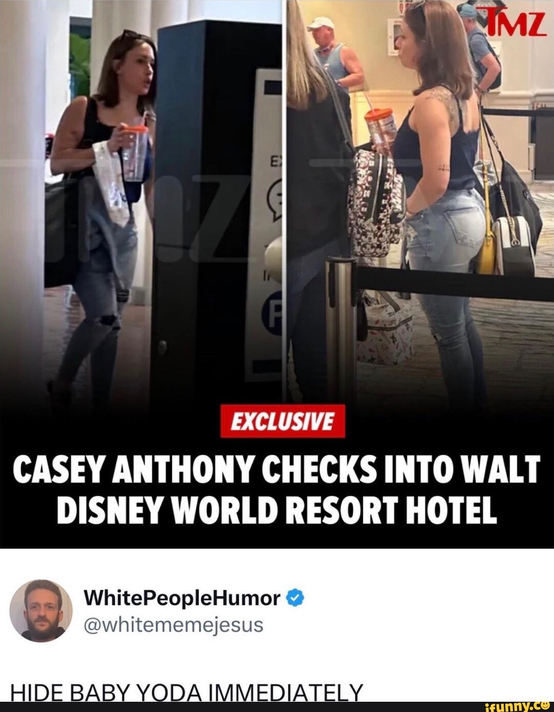 EXCLUSIVE CASEY ANTHONY CHECKS INTO WALT DISNEY WORLD RESORT HOTEL ...