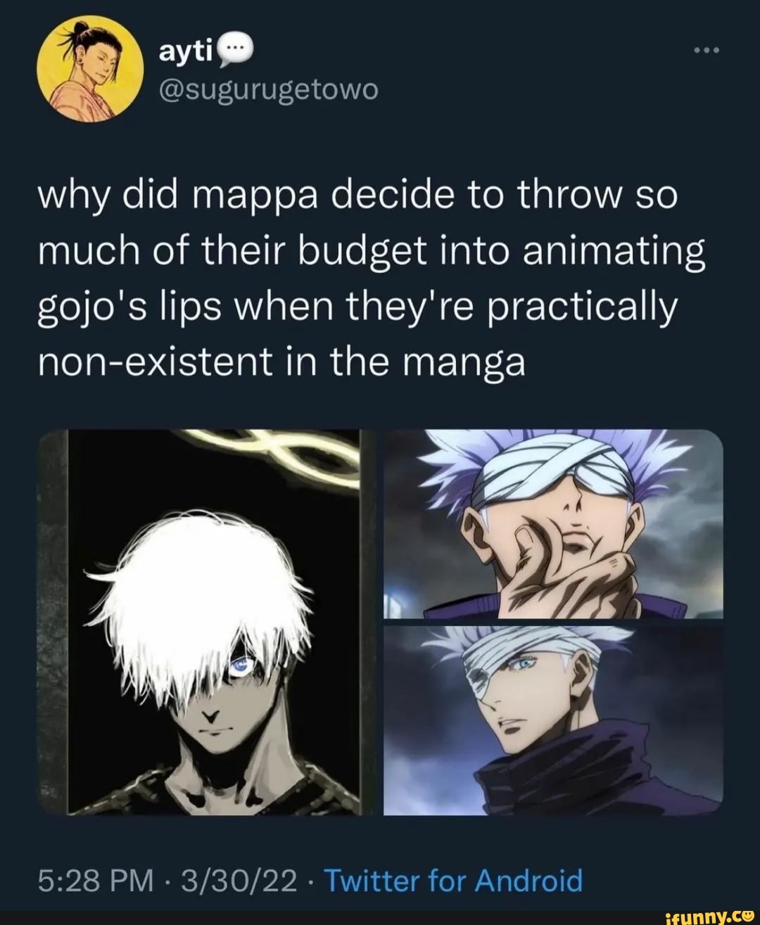 Gojos memes. Best Collection of funny Gojos pictures on iFunny