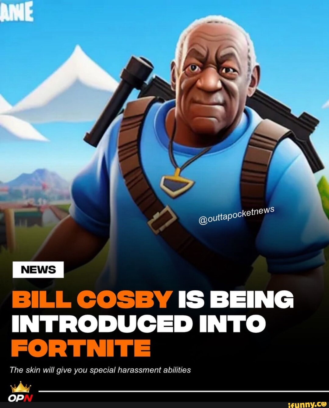 BILL COSBY IS BEING INTRODUCED INTO FORTNITE I NEWS I The skin will ...