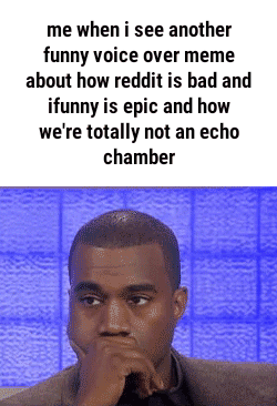 Me when i see another funny voice over meme about how reddit is bad and ...