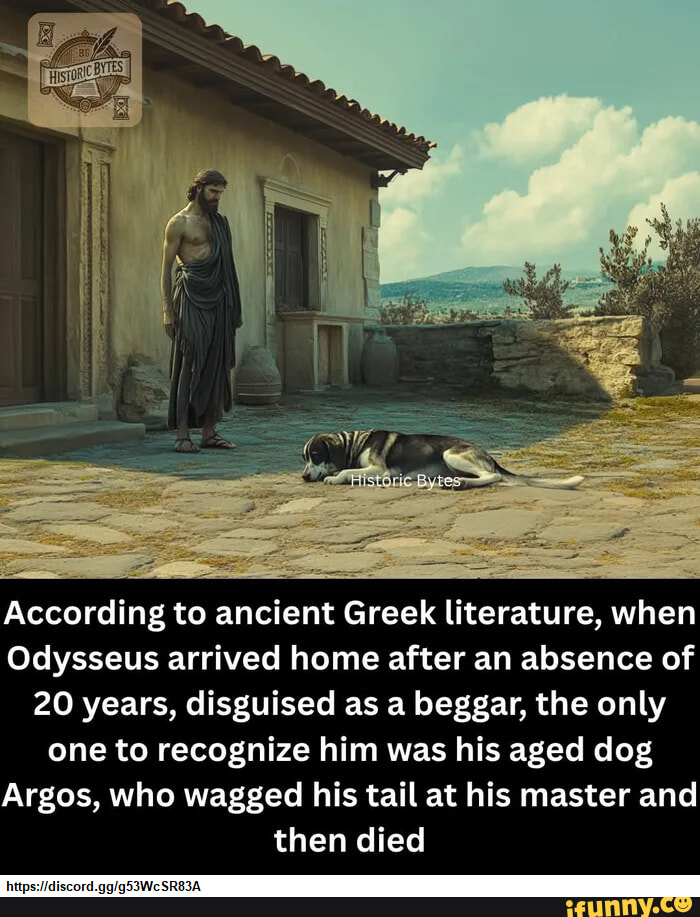 According to ancient Greek literature, when Odysseus arrived home after ...