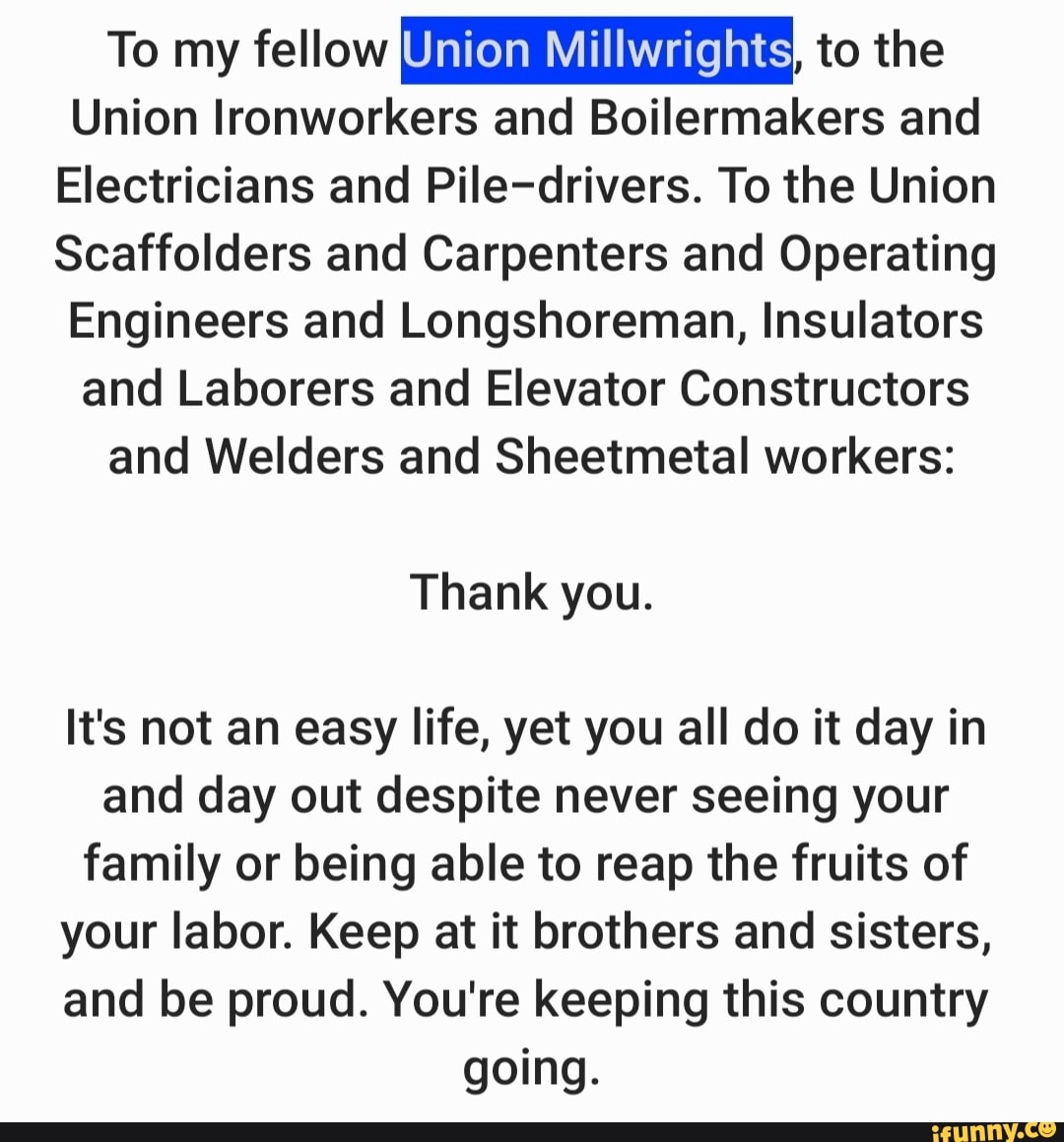 Millwrights memes. Best Collection of funny Millwrights pictures on iFunny