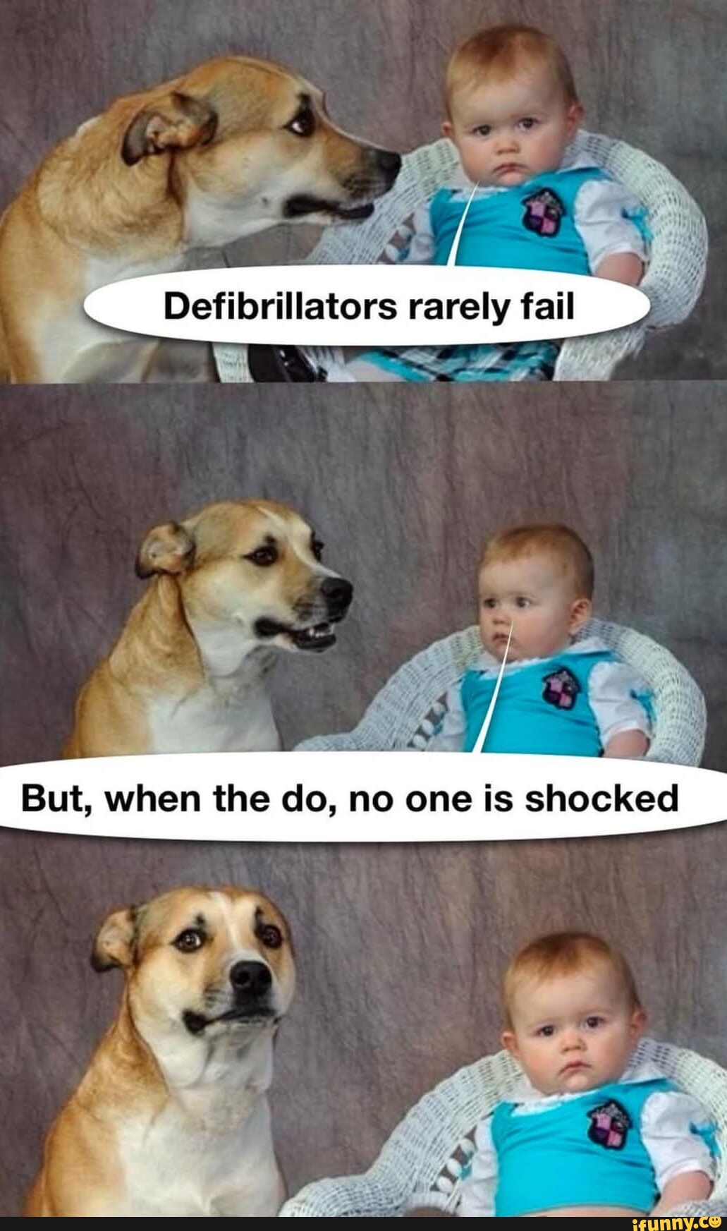 Defibrillators rarely fail But, when the do, no one is shocked - iFunny