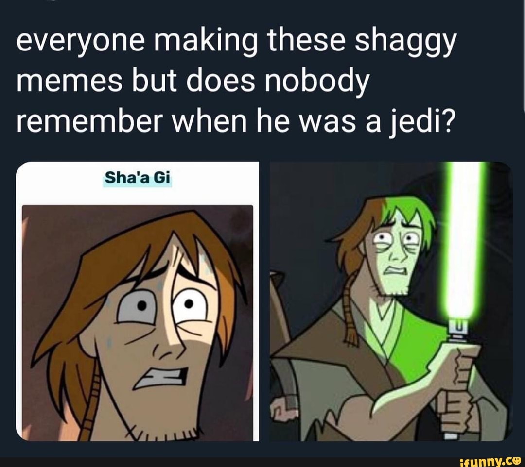 Everyone making these shaggy memes but does nobody remember when he was ...