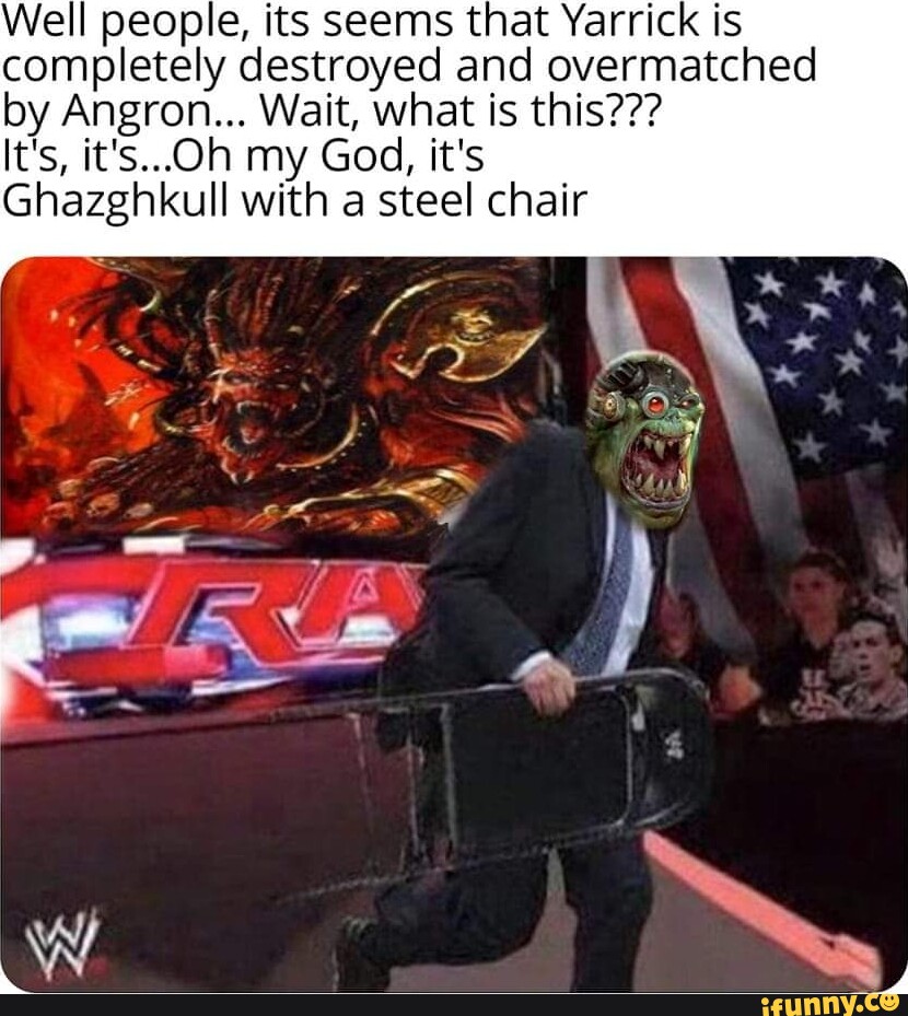 Well people, its seems that Yarrick is completely destroyed and ...