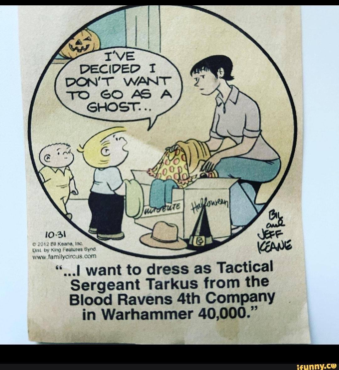 DECIDED I want to dress as Tactical Sergeant Tarkus from the Blood ...